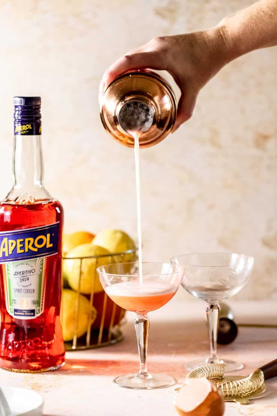 Aperol Gin Cocktail - Brew Buzz Blend